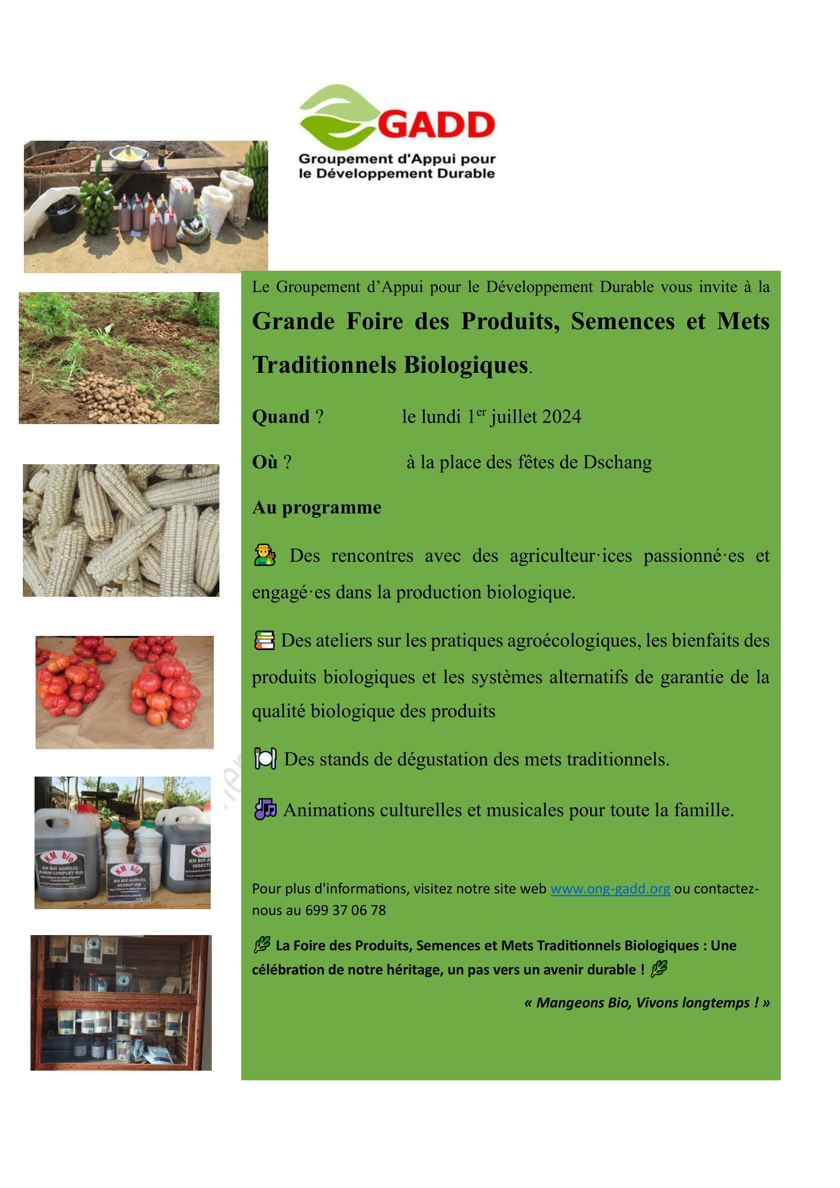 🎙️ Grande Foire des Produits, Semences et Mets Traditionnels ...